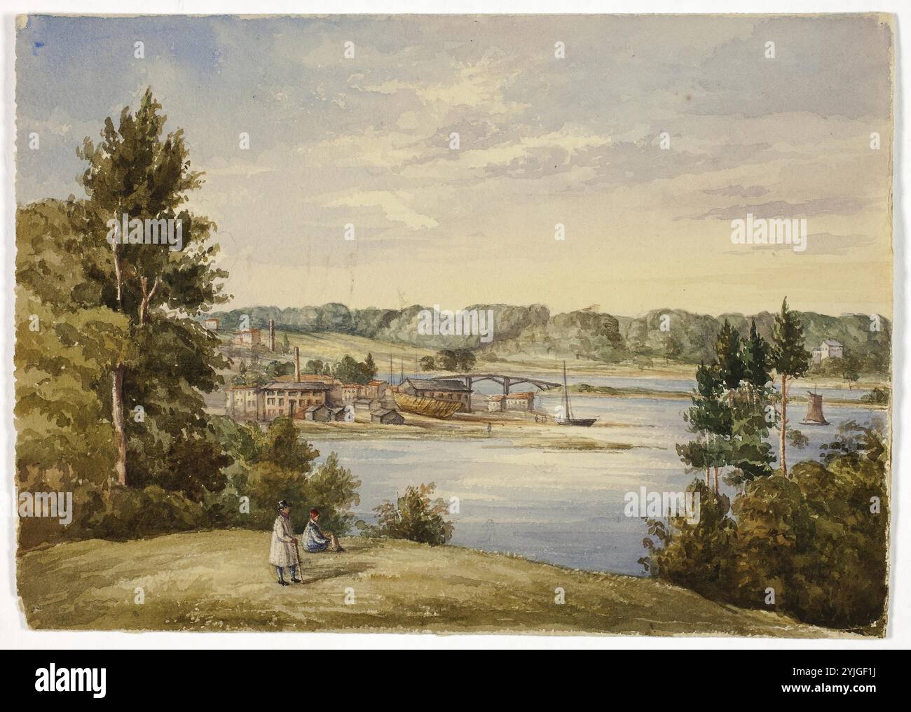 View from Sydney. Elizabeth Murray; English, c. 1815-1882. Date: 1847 ...