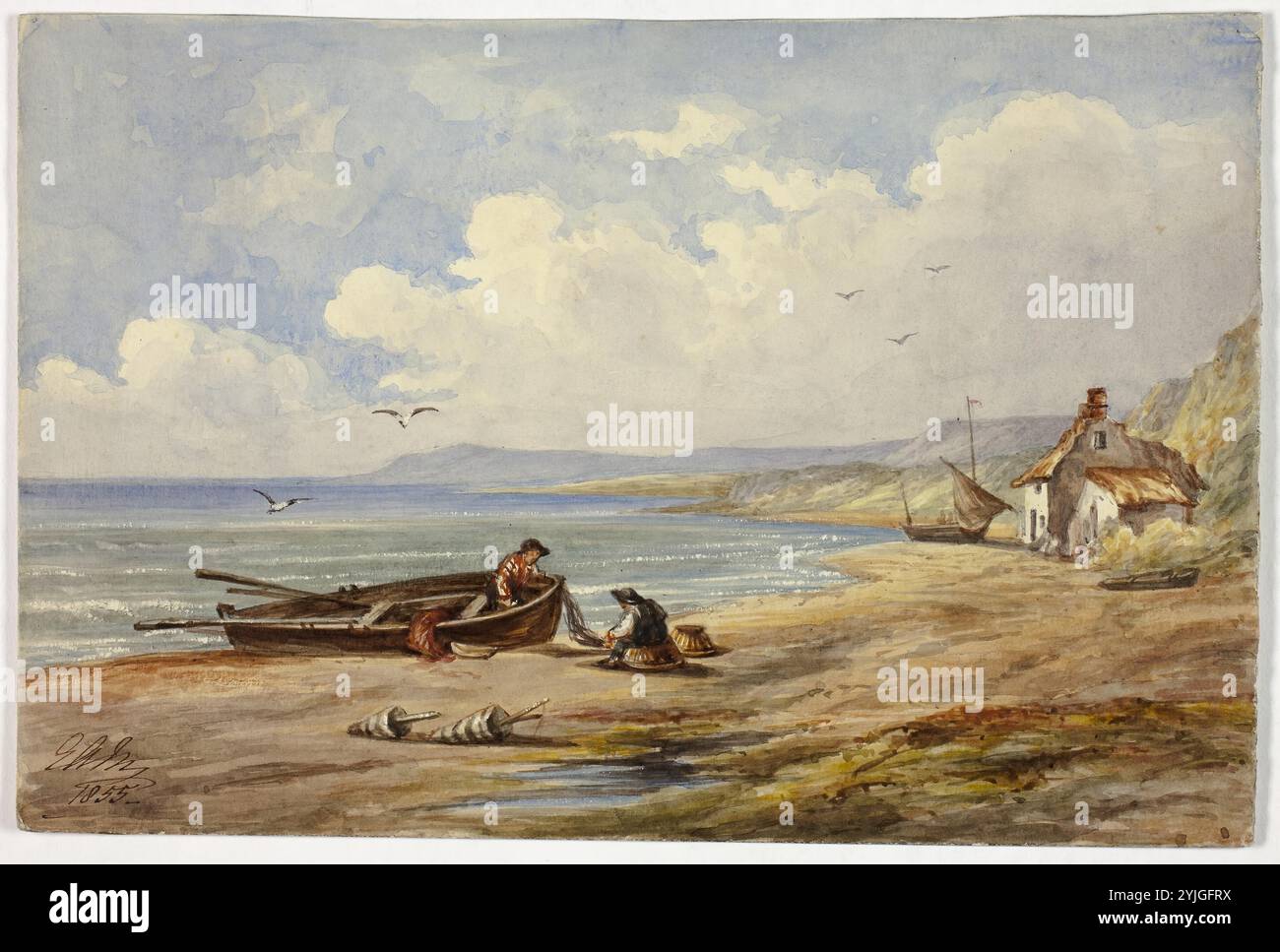 Watercolour on cream wove paper hi-res stock photography and images - Alamy