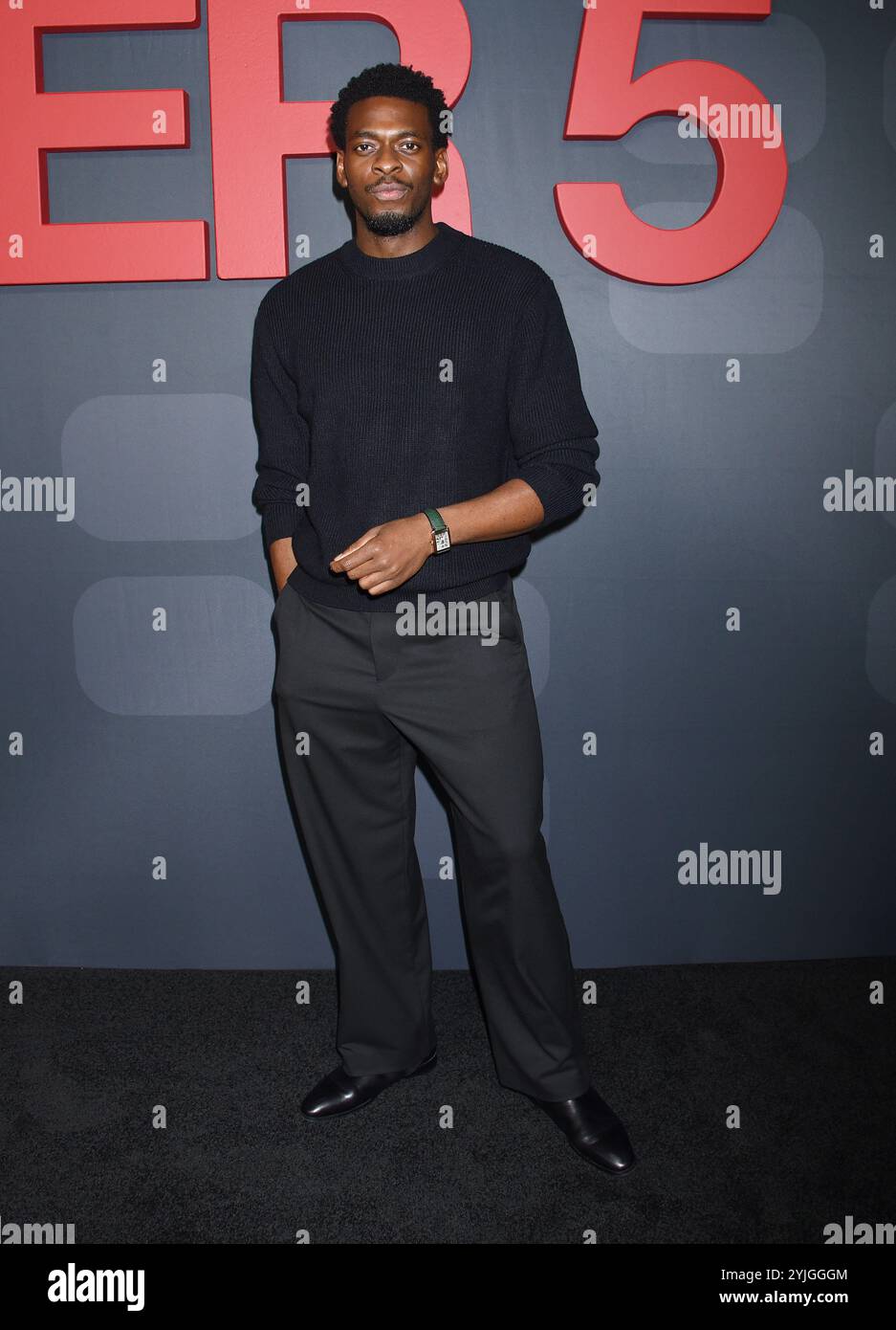 Daniel Adeosun arriving to the “September 5” Los Angeles Premiere held at the Paramount Theater ...