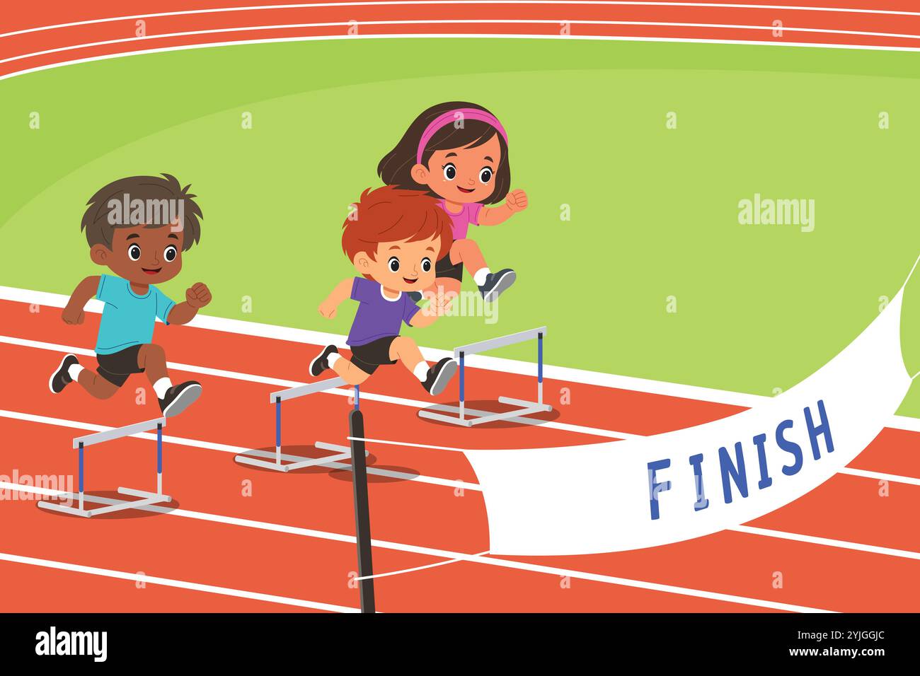 Kids Race Cartoon