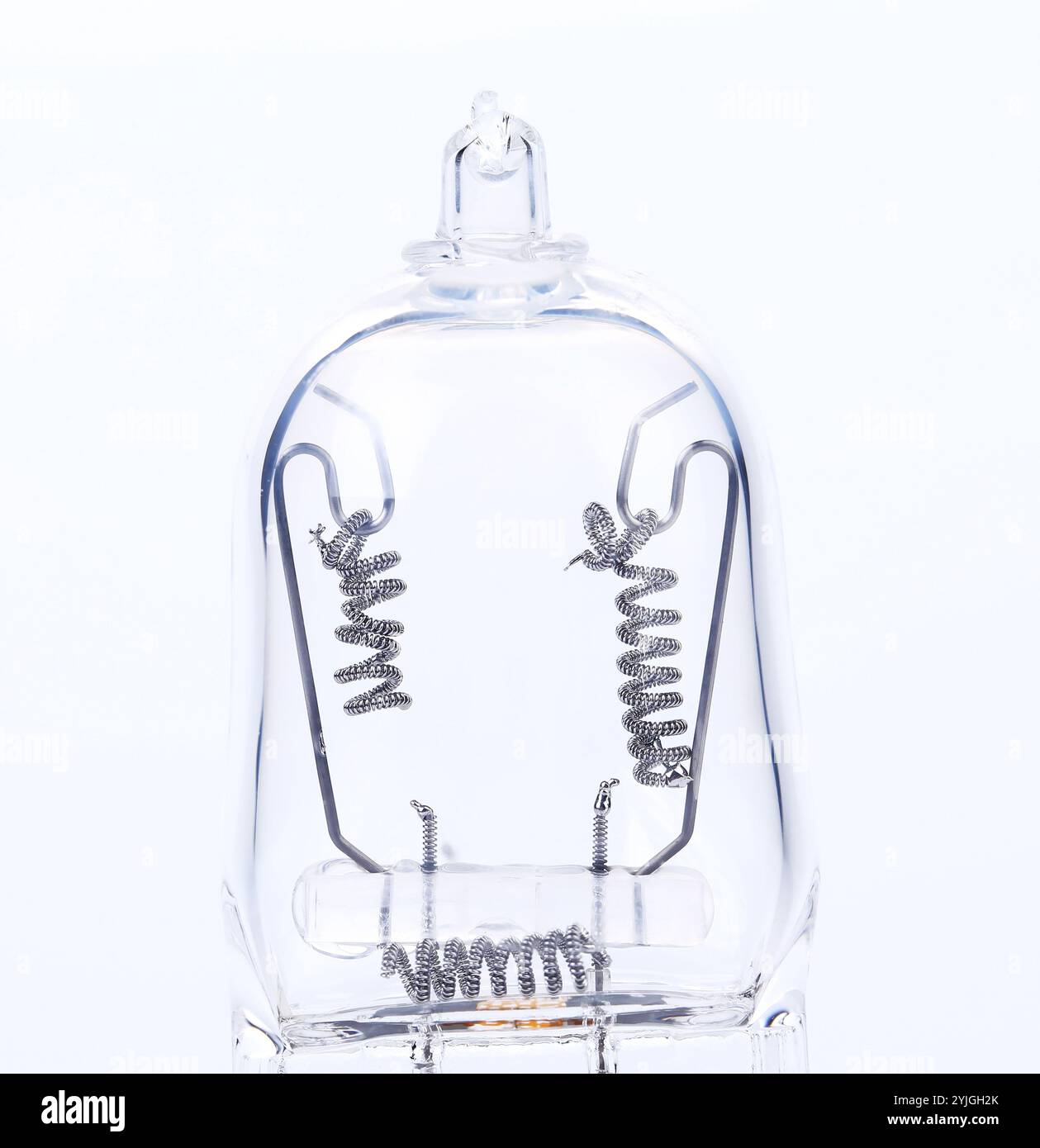 Burned out light bulb. Close up. White background Stock Photo - Alamy