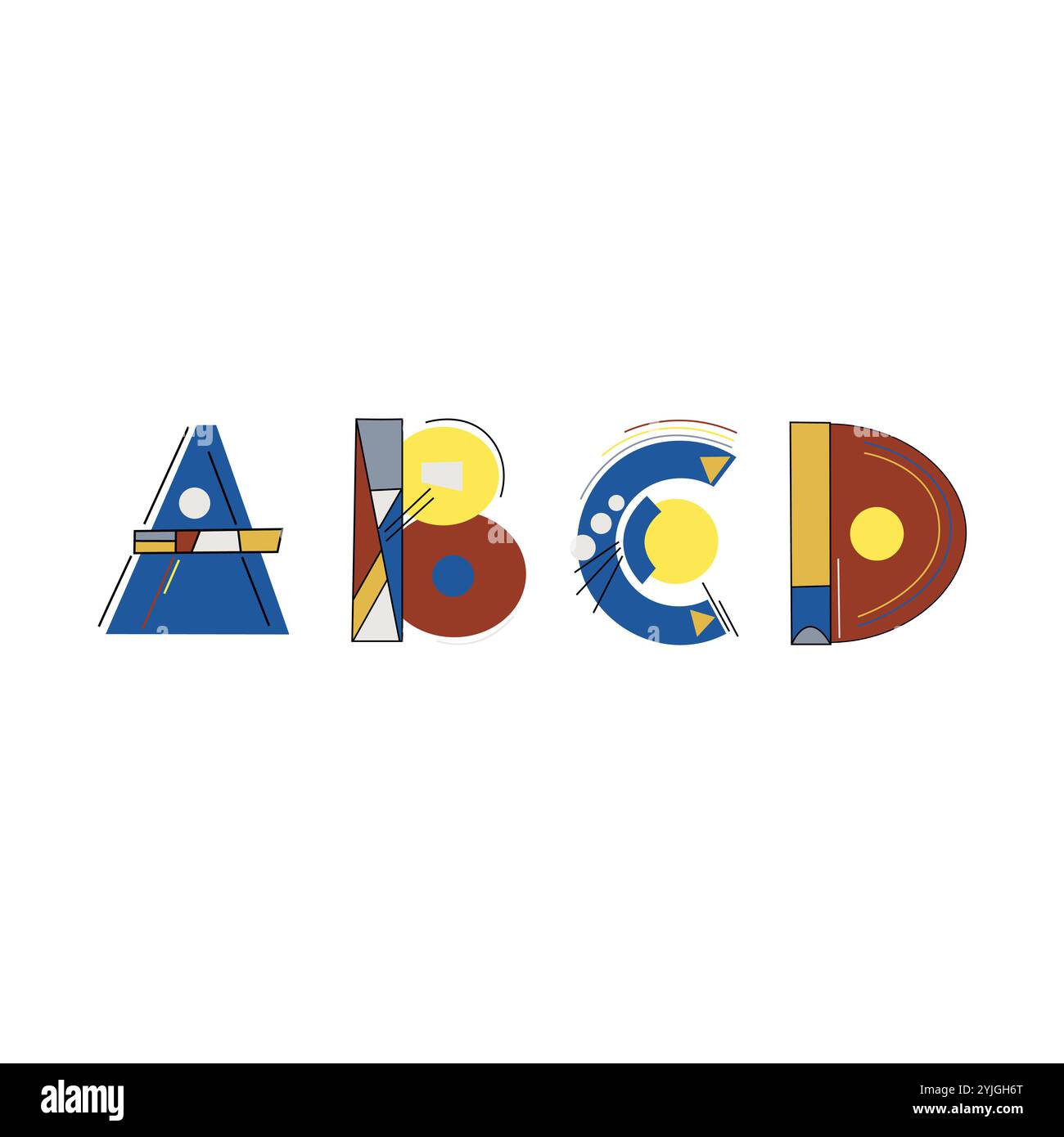 Alphabet abcd letters letter letters hi-res stock photography and ...