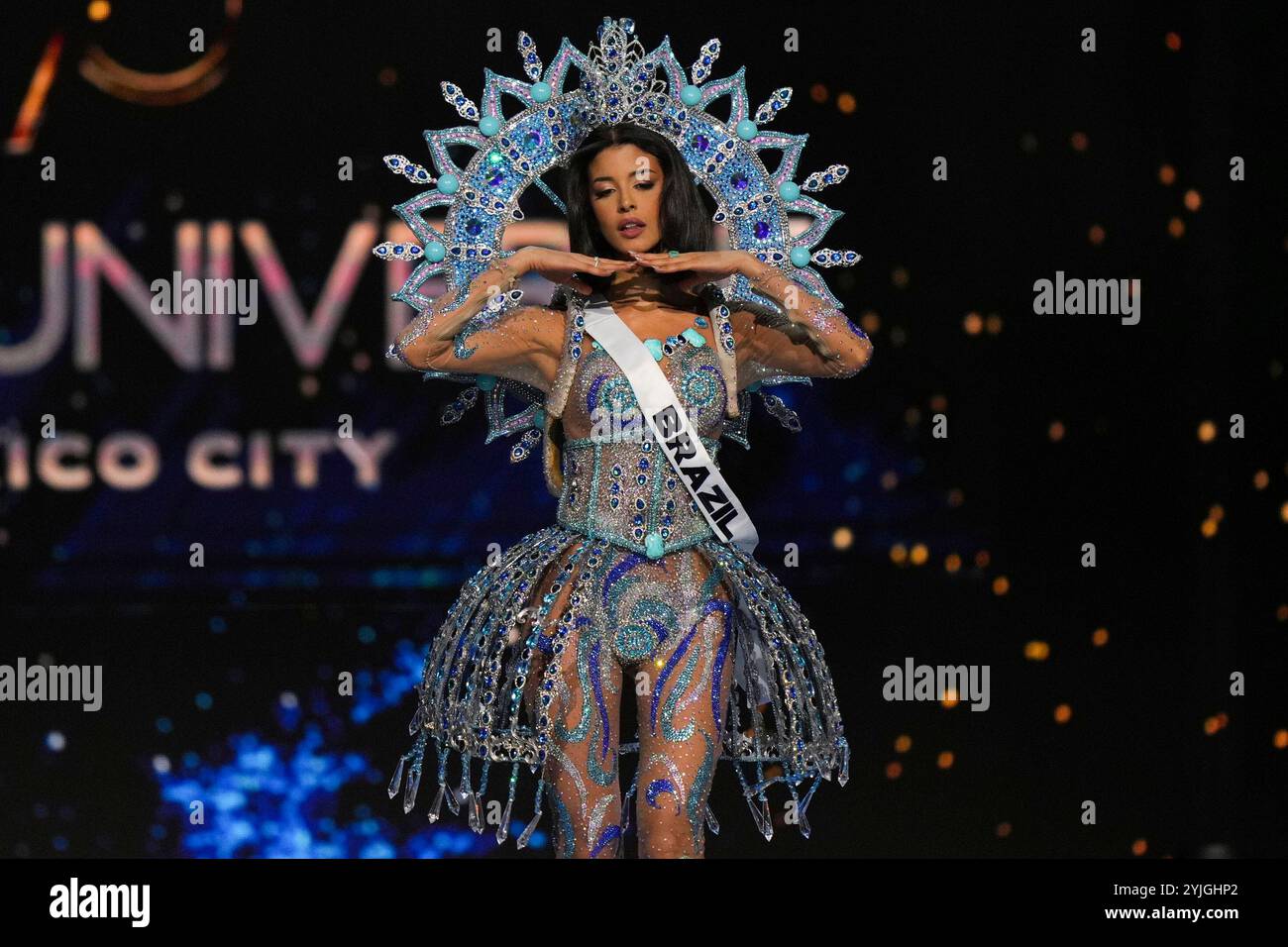 Miss Brazil Luana Cavalcante competes in the national costume ...