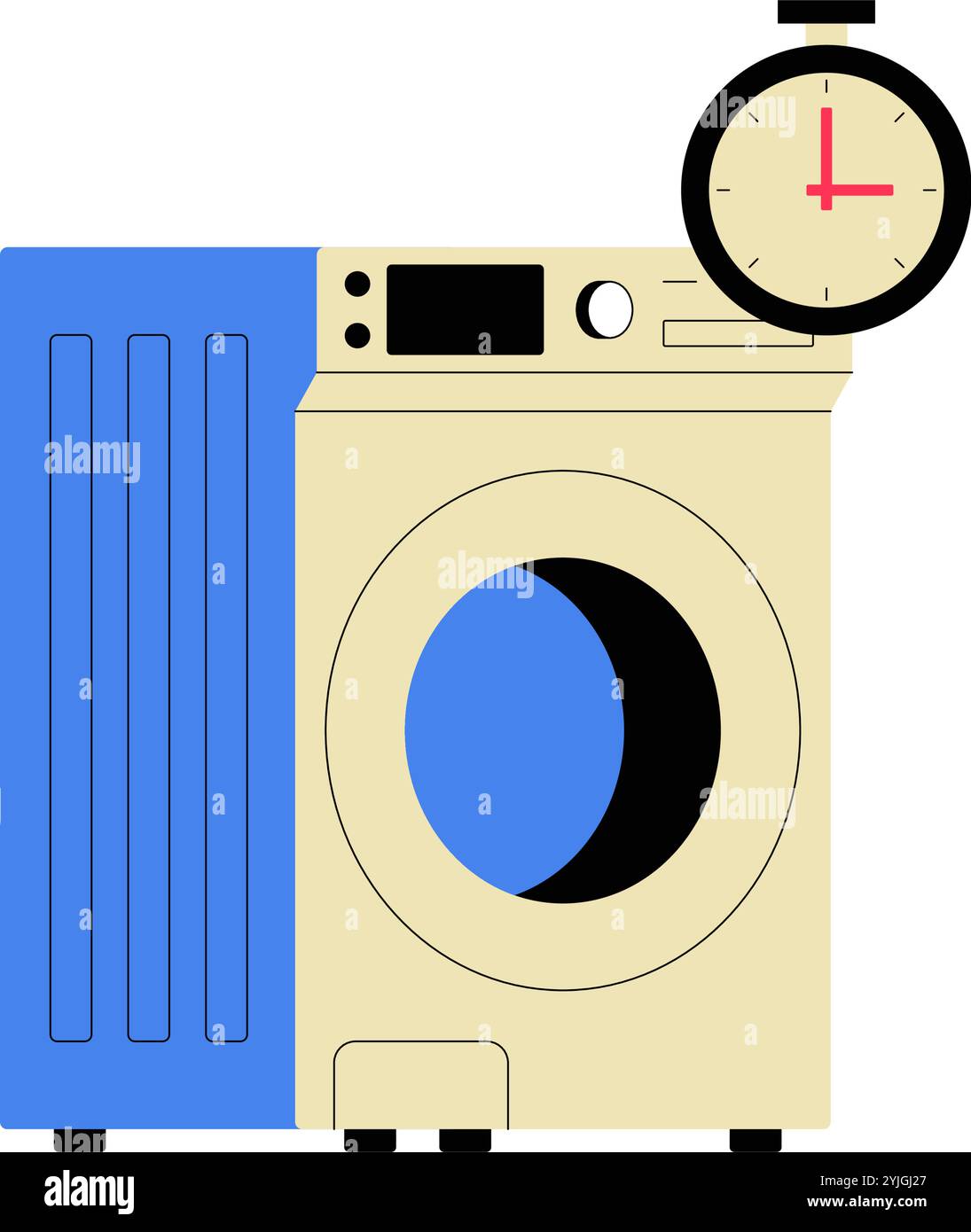 Washing machine timer Stock Vector Images - Alamy