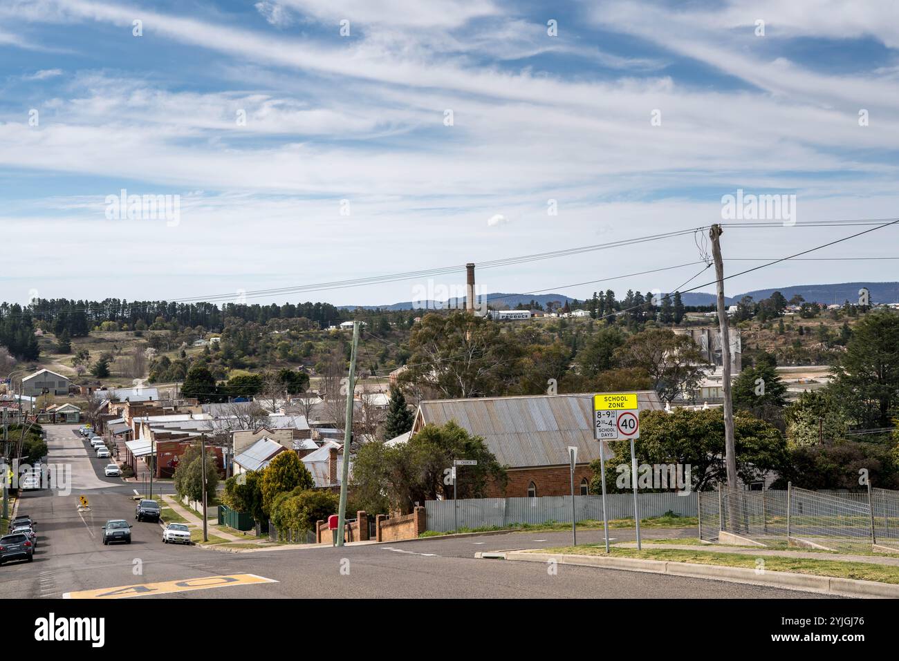 The small town of Portland in the central west of NSW Stock Photo - Alamy