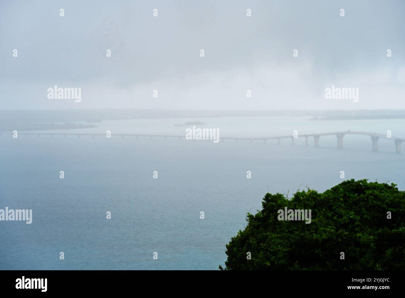 Irabe Bridge in the rain on October 24, 2024, Japan. The Irabe Bridge ...