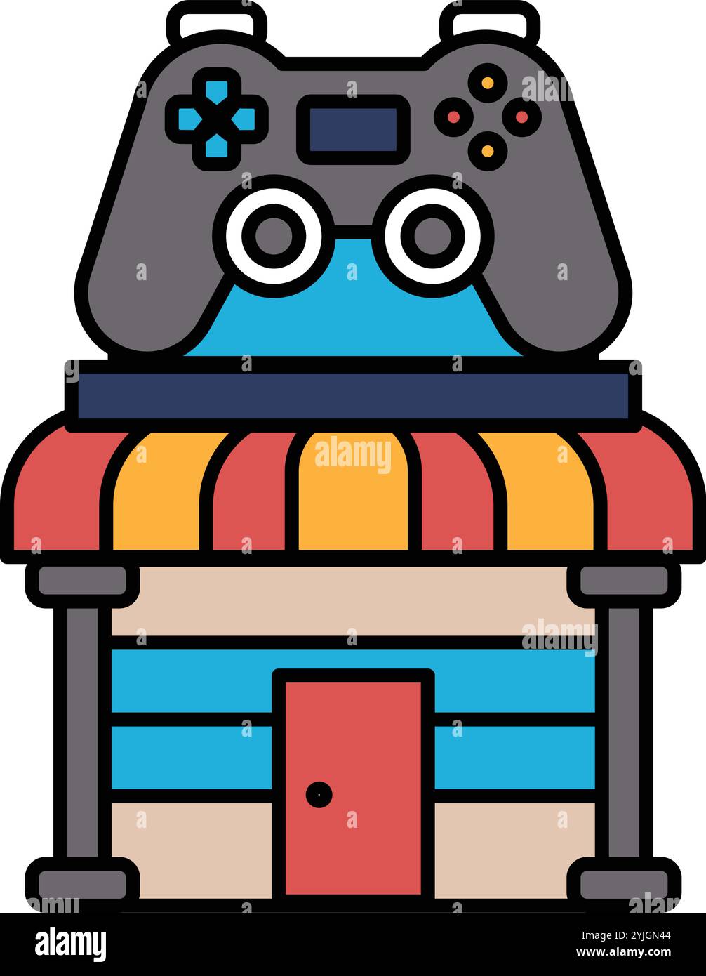 Cafe video background Stock Vector Images - Alamy