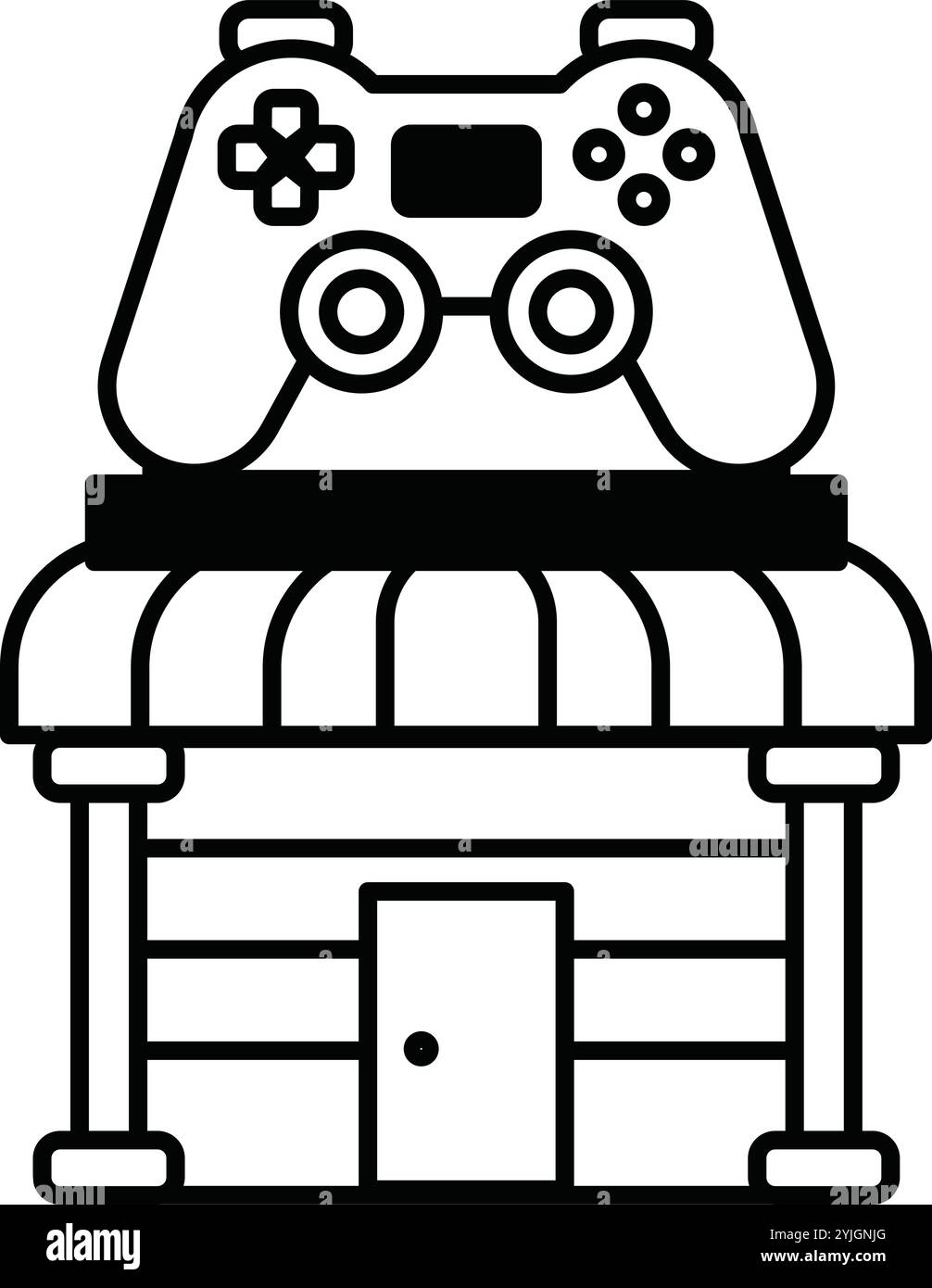 Cafe games Stock Vector Images - Alamy