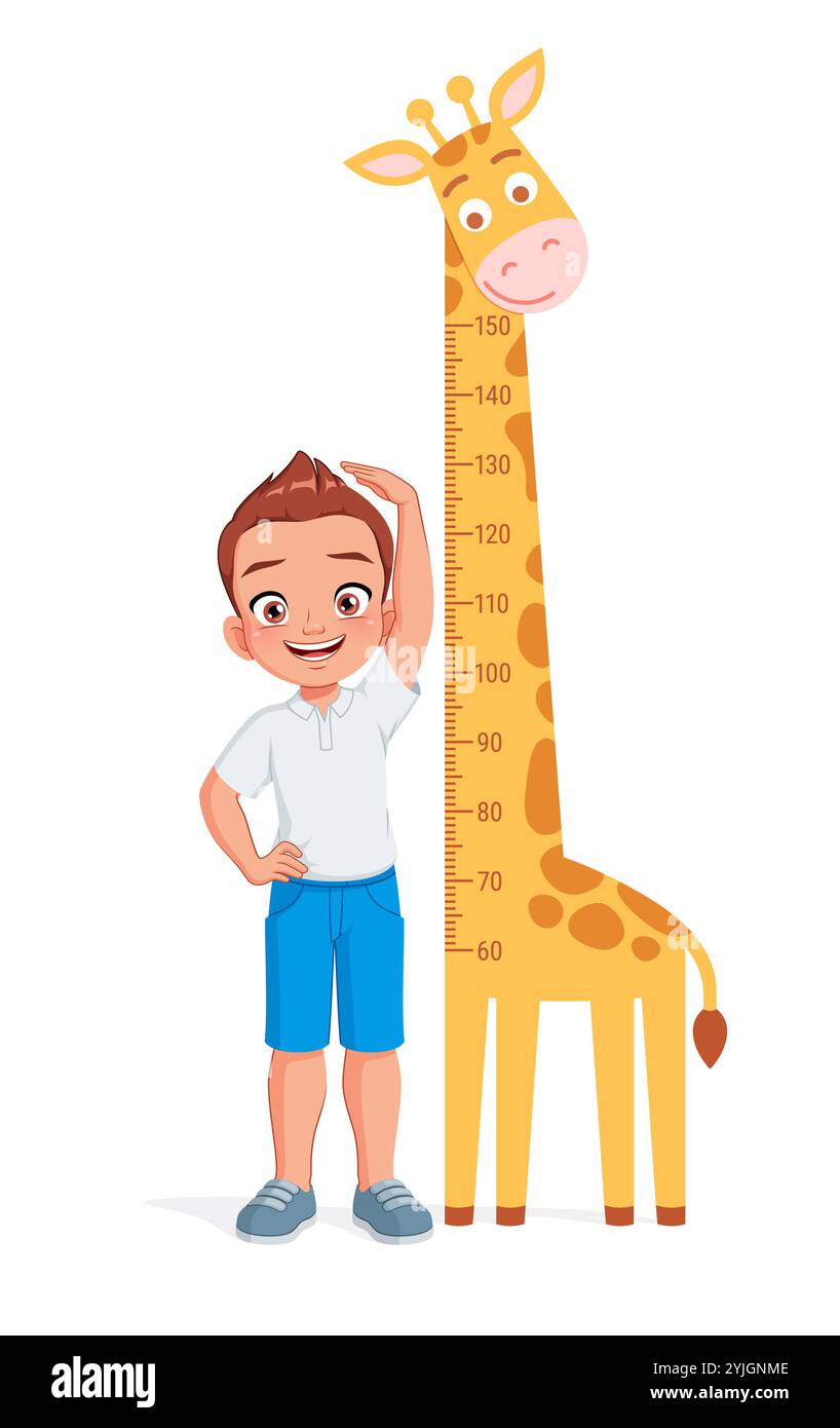 Tall short height chart Cut Out Stock Images & Pictures - Alamy