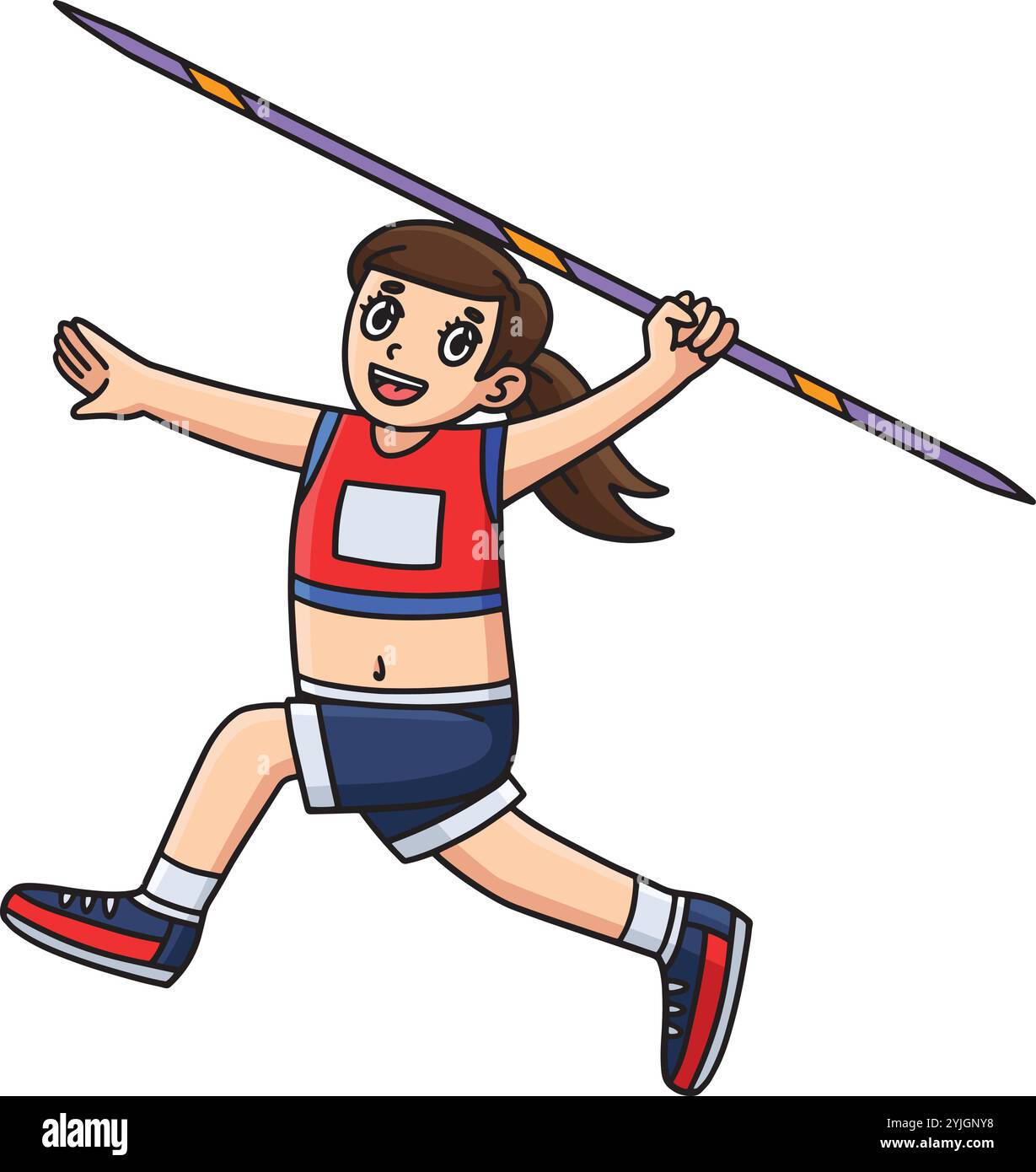 Female track field athlete Stock Vector Images - Alamy