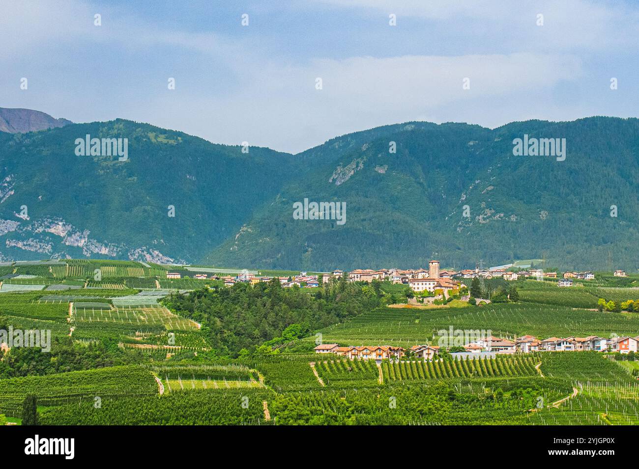 VILLE D'ANAUNIA, ITALY – AUGUST 28, 2024: Castel Valer in Val di Non ...