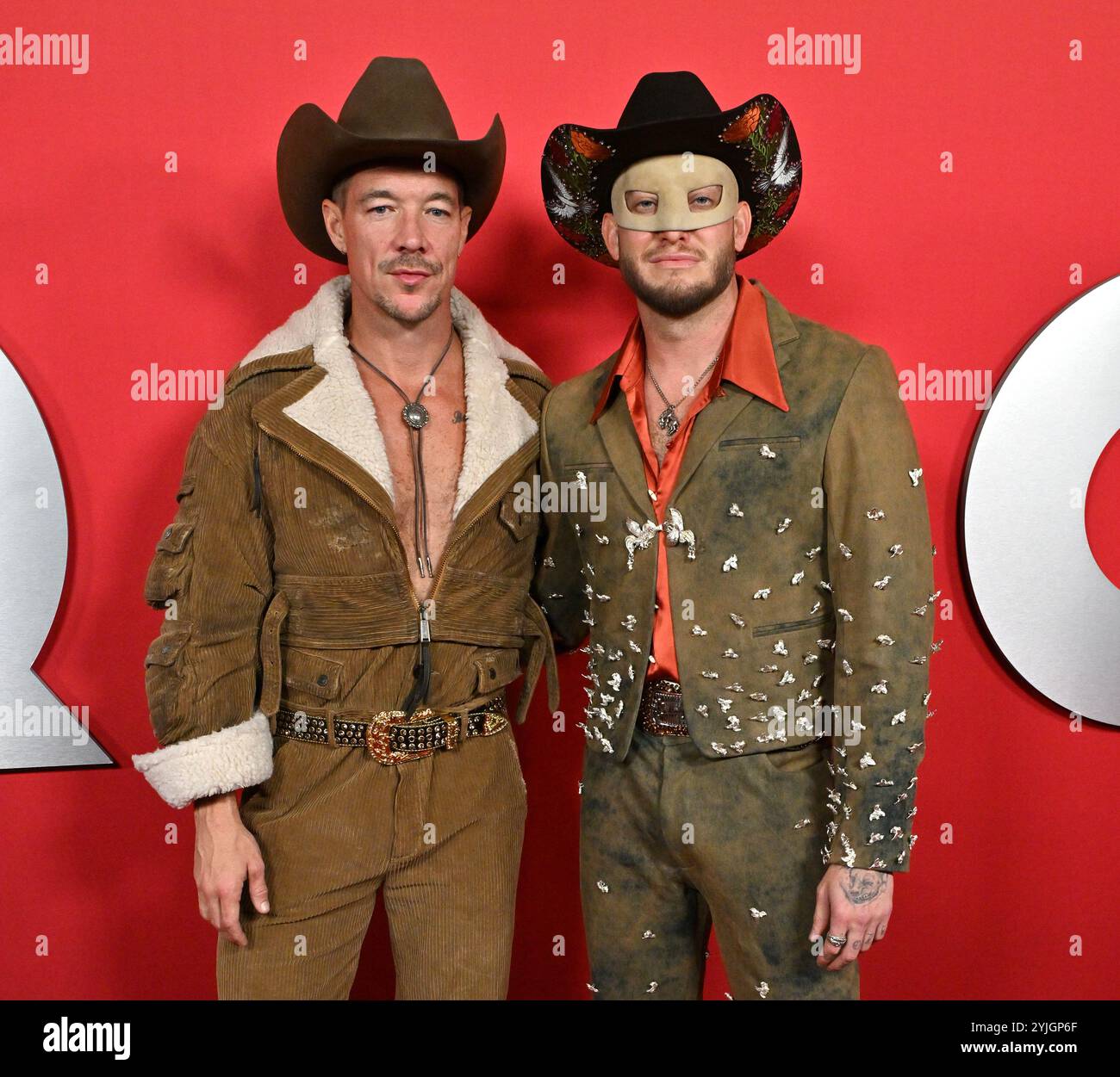 West Hollywood, USA. 14th Nov, 2024. Diplo and Orville Peck arriving to ...