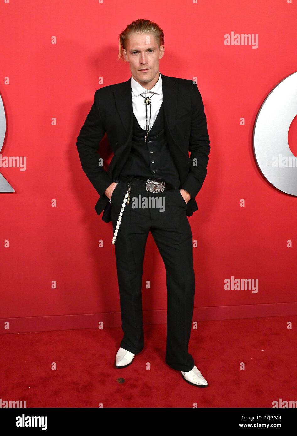 West Hollywood, USA. 14th Nov, 2024. Harry Goodwins arriving to 2024 GQ ...