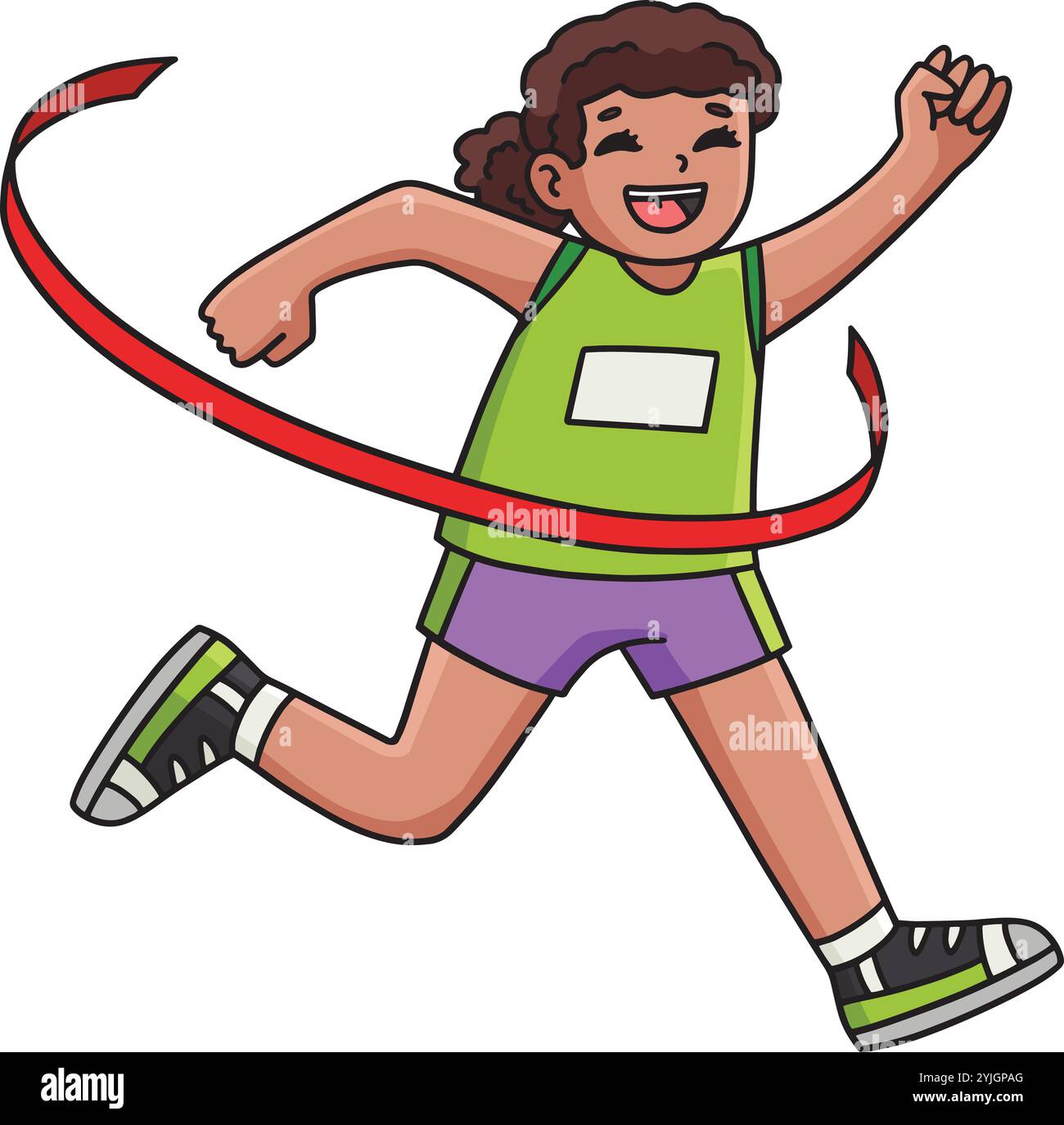 Reaching the finish line Cut Out Stock Images & Pictures - Alamy