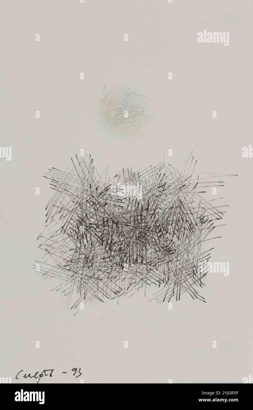 'Series of 9 postcards. Death-93'. Russia, Moscow, 1990s. Dimensions ...