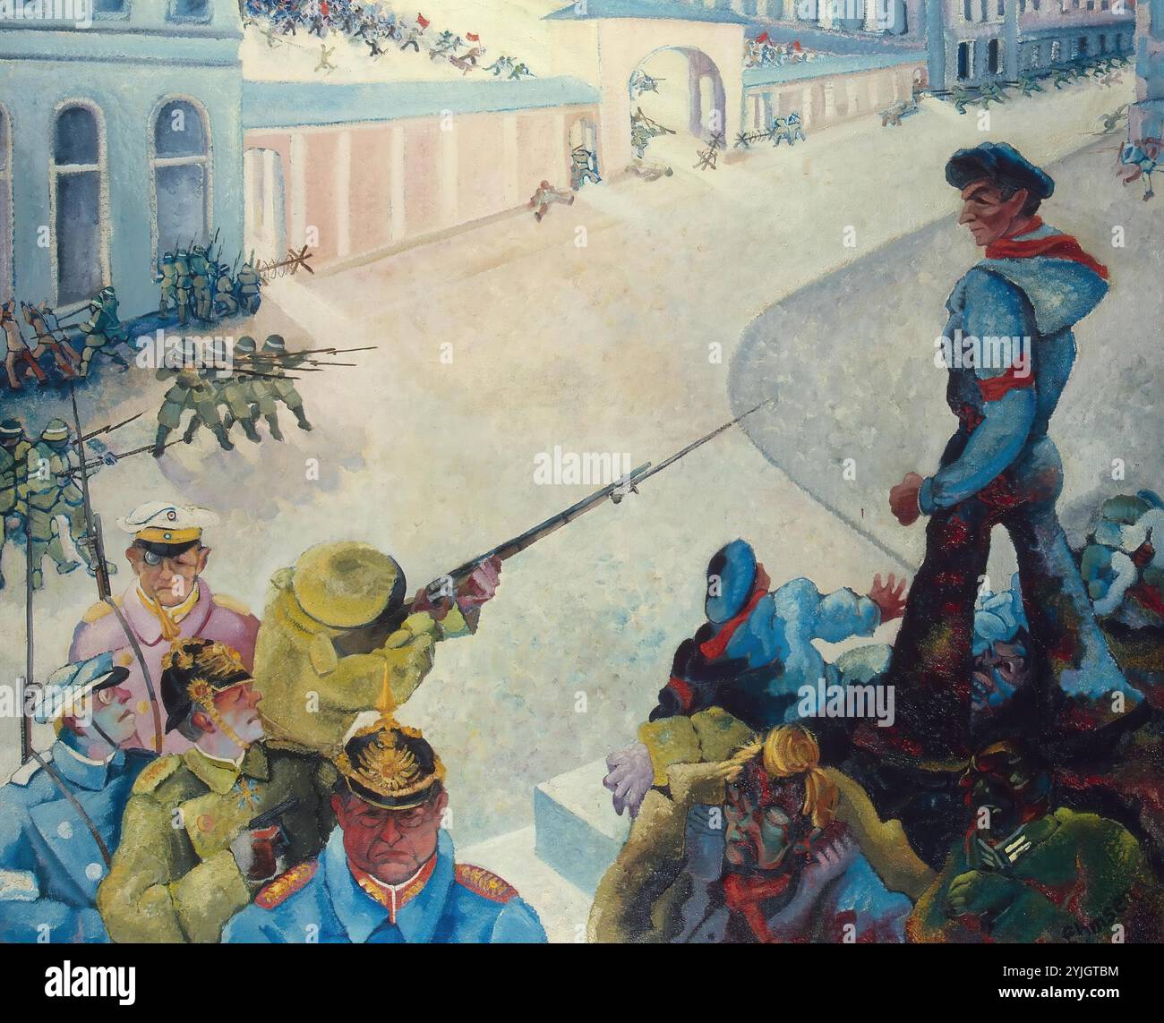 'Execution by Firing Squad of the Sailor Egelhofer (central part of the ...