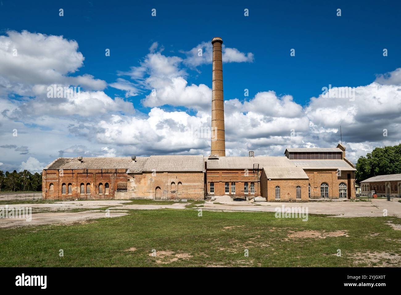 The historic cement works site (The Foundations) at Portland in the ...