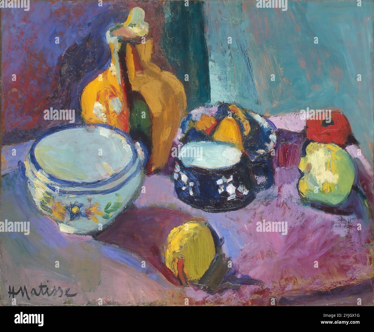 'Dishes and Fruit'. France, 1901. Dimensions: 51x61,5 cm. Museum: State ...