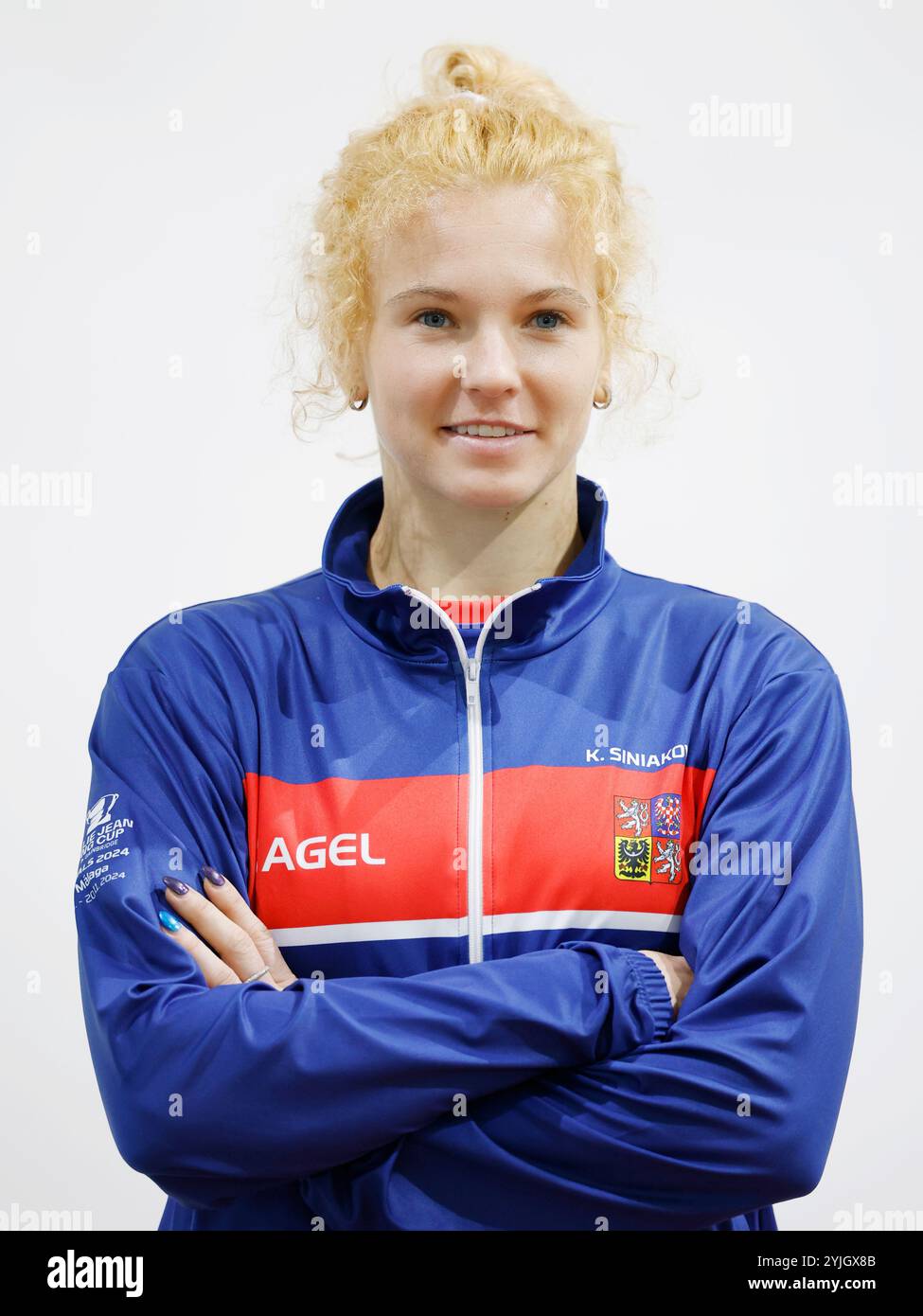 Czech tennis player Katerina Siniakova poses for an official photo for ...