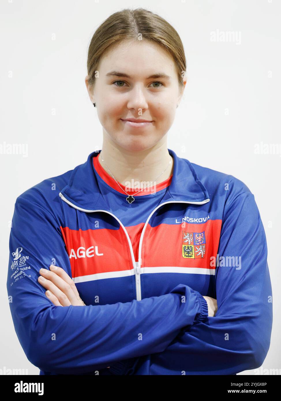 Czech tennis player Linda Noskova poses for an official photo for the ...