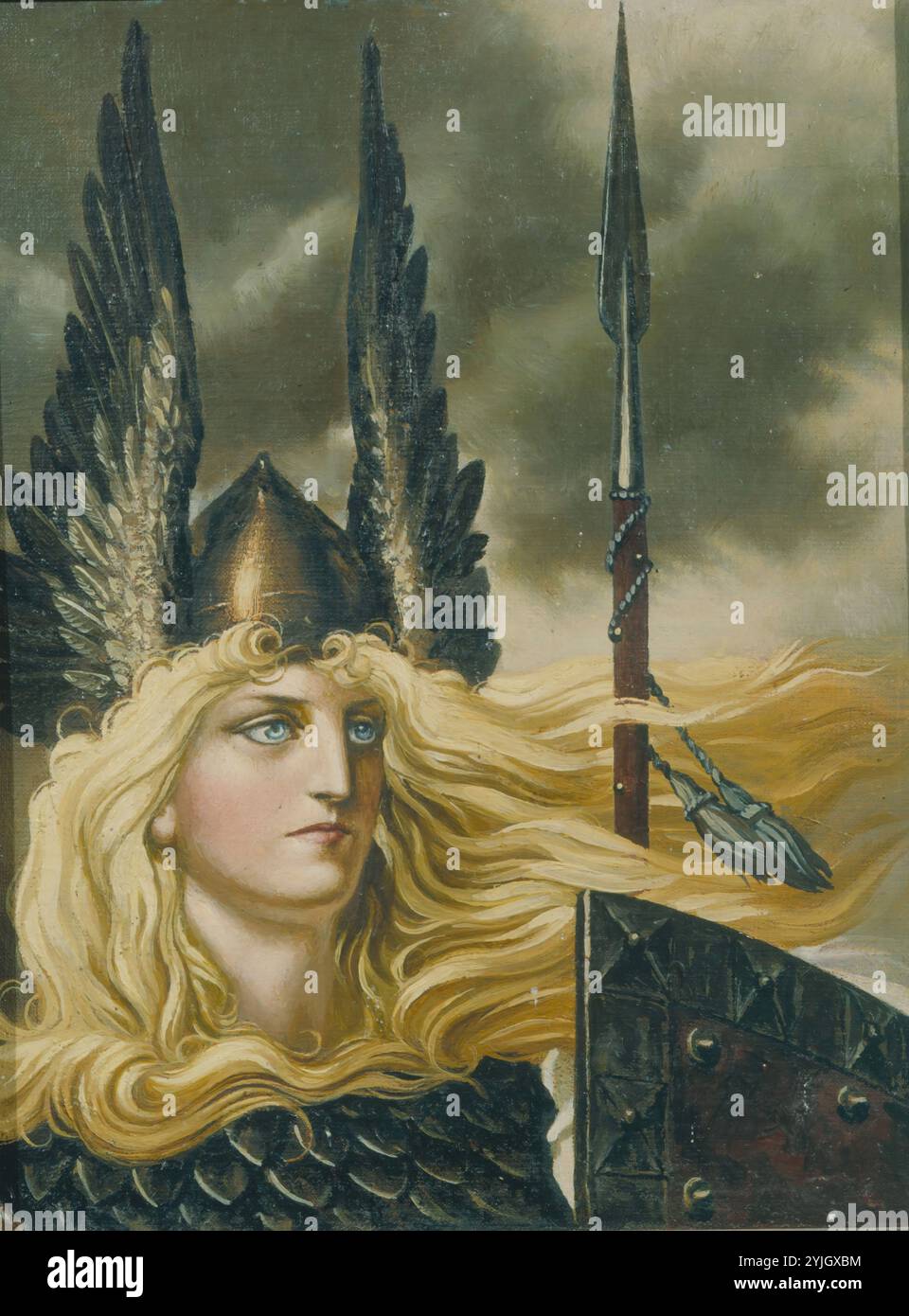 Germanic god painting hi-res stock photography and images - Alamy