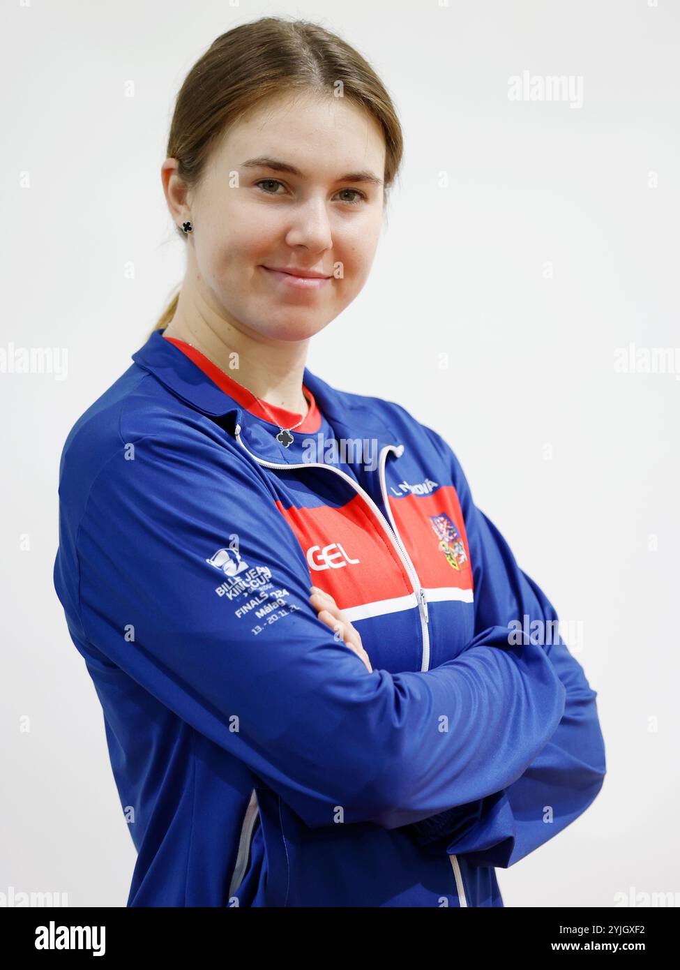 Czech tennis player Linda Noskova poses for an official photo for the ...