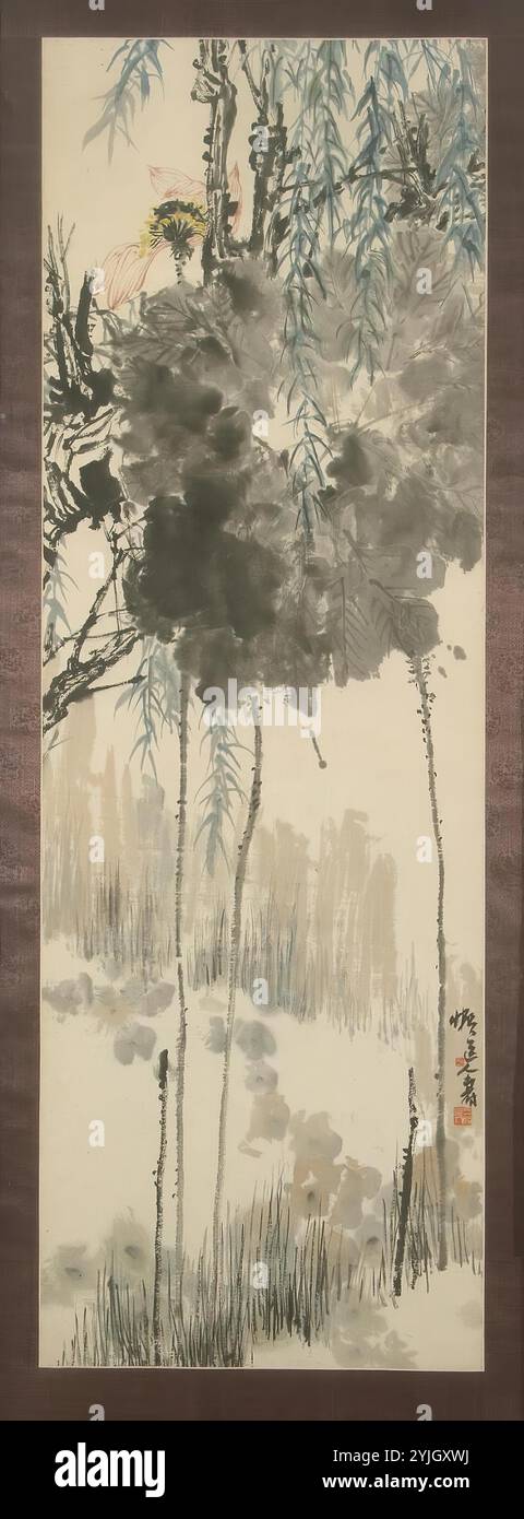 'Lotus'. China, 1930s. Dimensions: 173x58 cm. Museum: State Hermitage ...