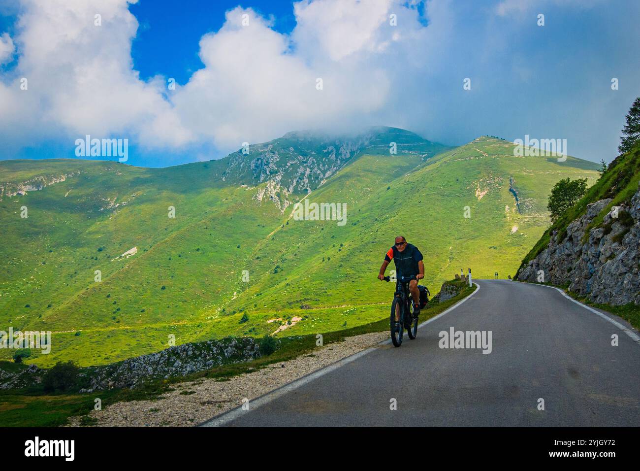 NAGO, ITALY – AUGUST 28, 2024: Monte Altissimo offers panoramic views ...