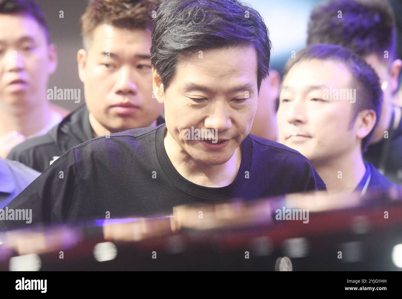 GUANGZHOU, CHINA - NOVEMBER 15, 2024 - Lei Jun, founder of Xiaomi ...