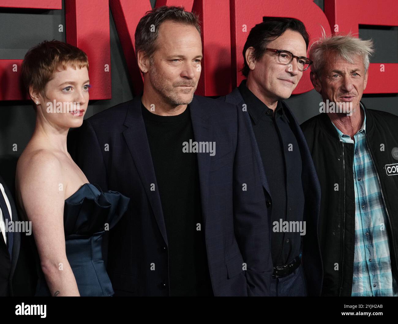 Los Angeles, USA. 14th Nov, 2024. (L-R) Leonie Benesch, Peter Sarsgaard ...