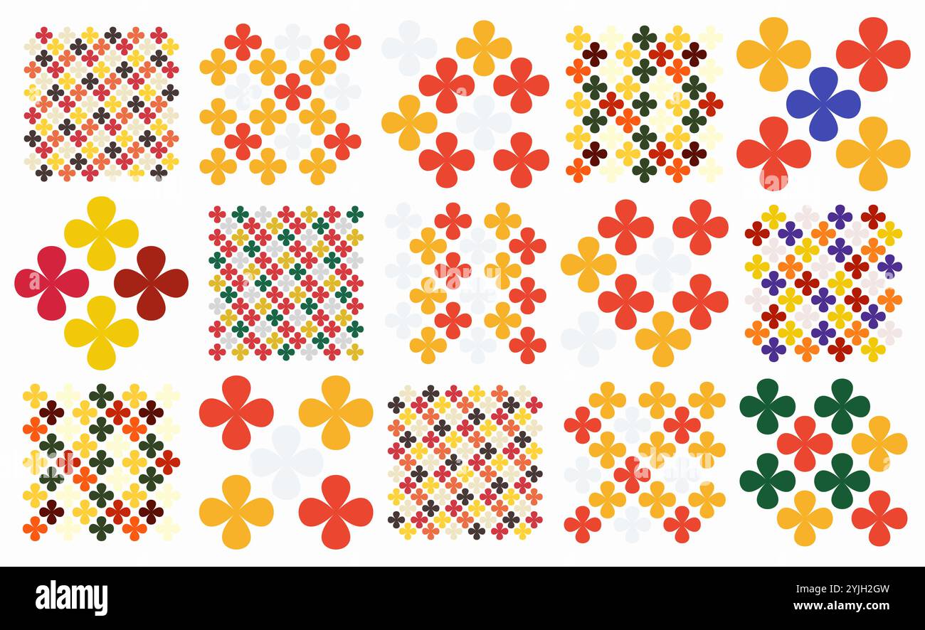 Vibrant floral arrangement high Stock Vector Images - Alamy