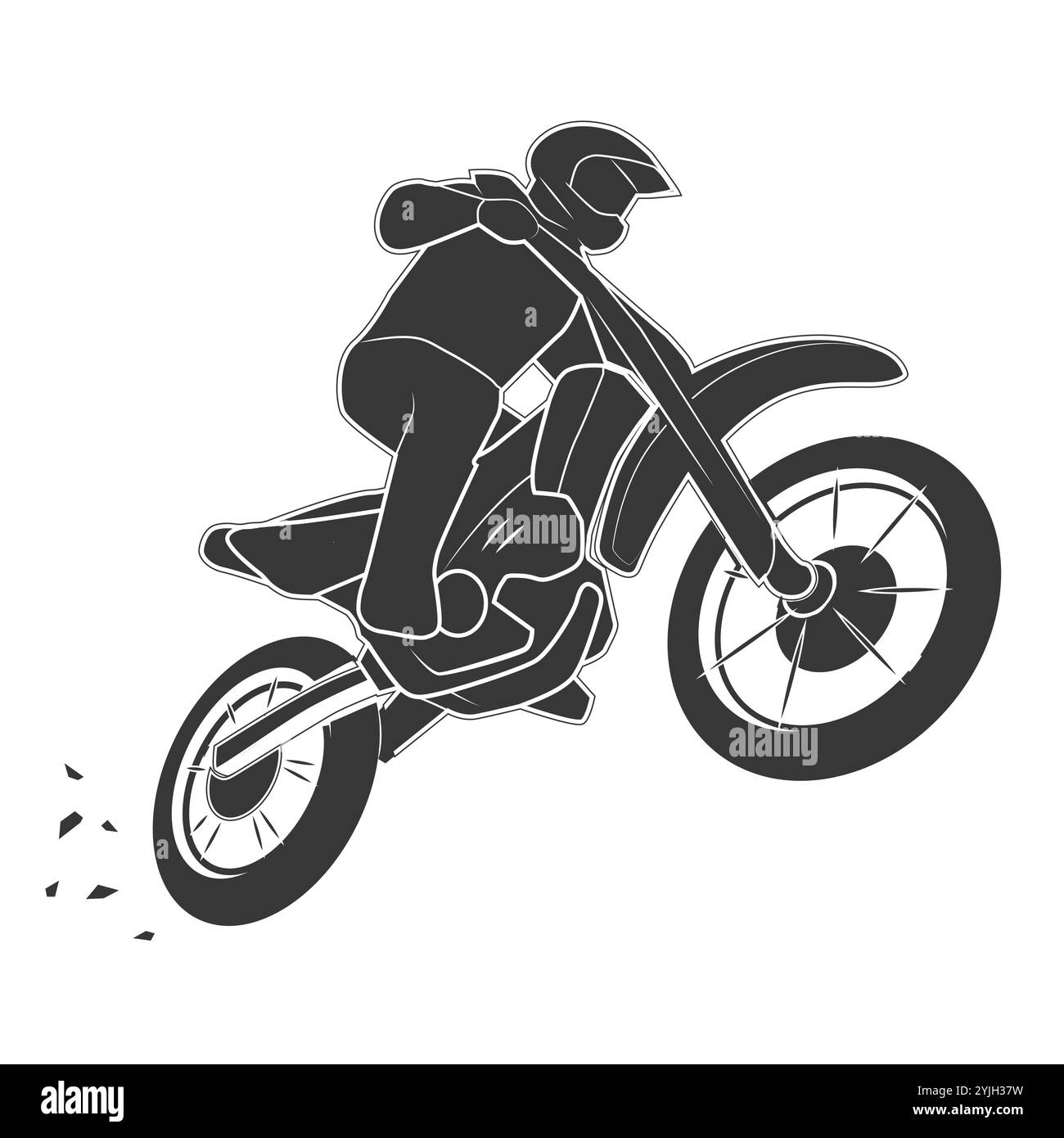 Strong motorbike Stock Vector Images - Alamy
