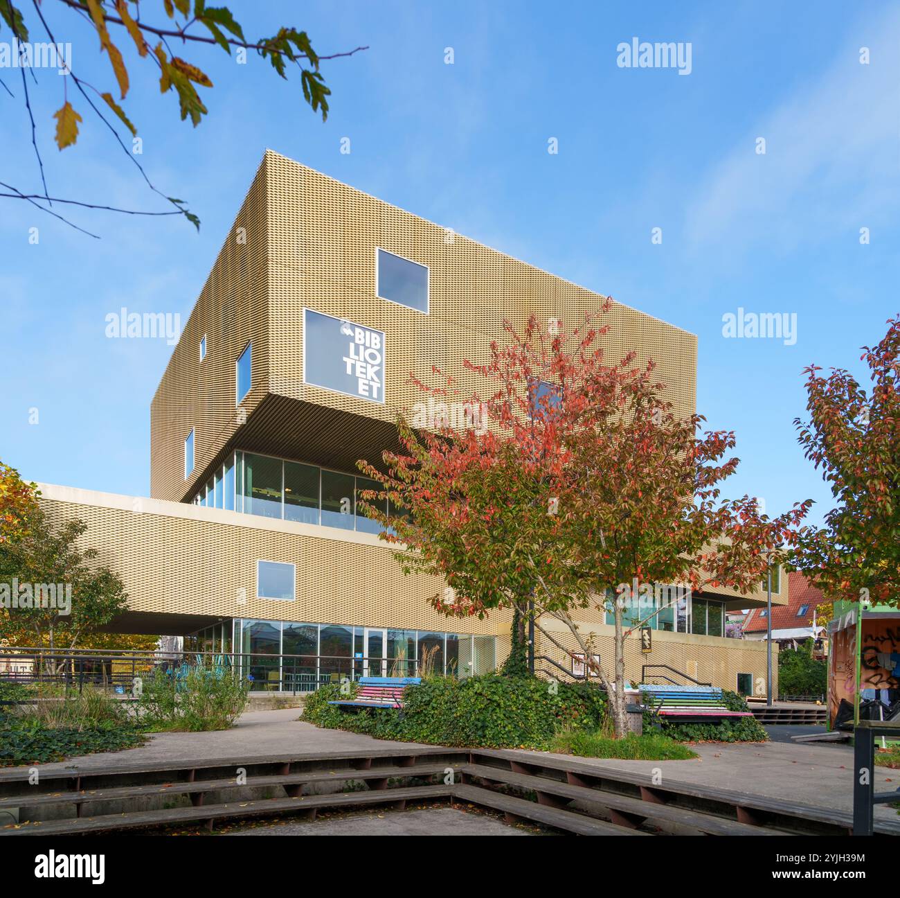 Copenhagen, Denmark - The Library (Biblioteket) by Cobe Architects ...