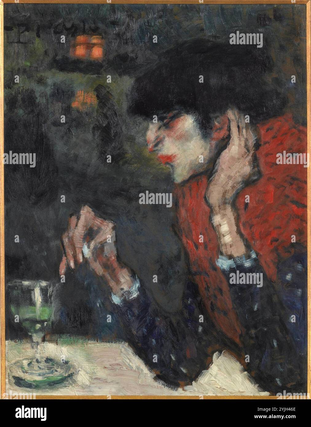 The Absinthe Drinker. Museum: Musée d'Orsay, Paris. Author: PABLO ...