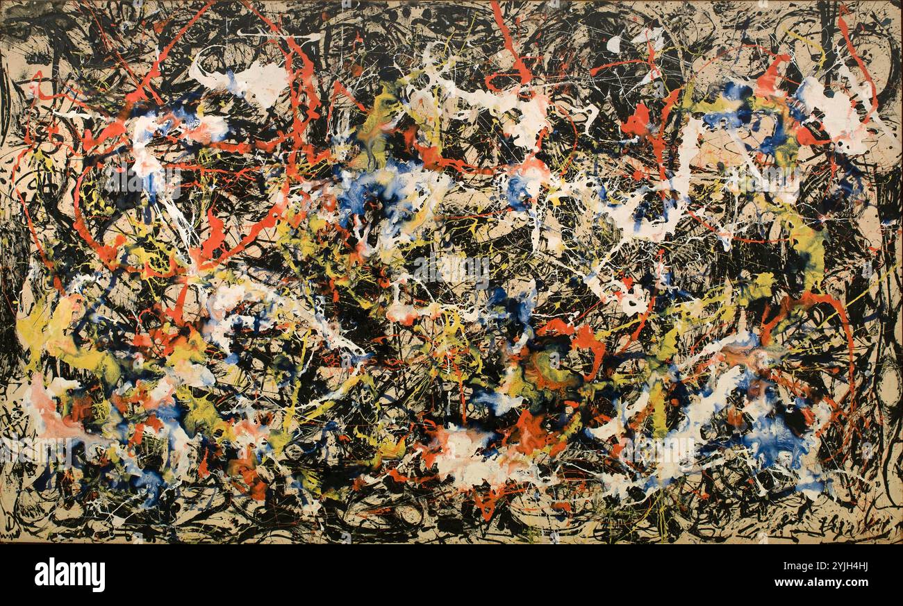 Jackson pollock hi-res stock photography and images - Alamy