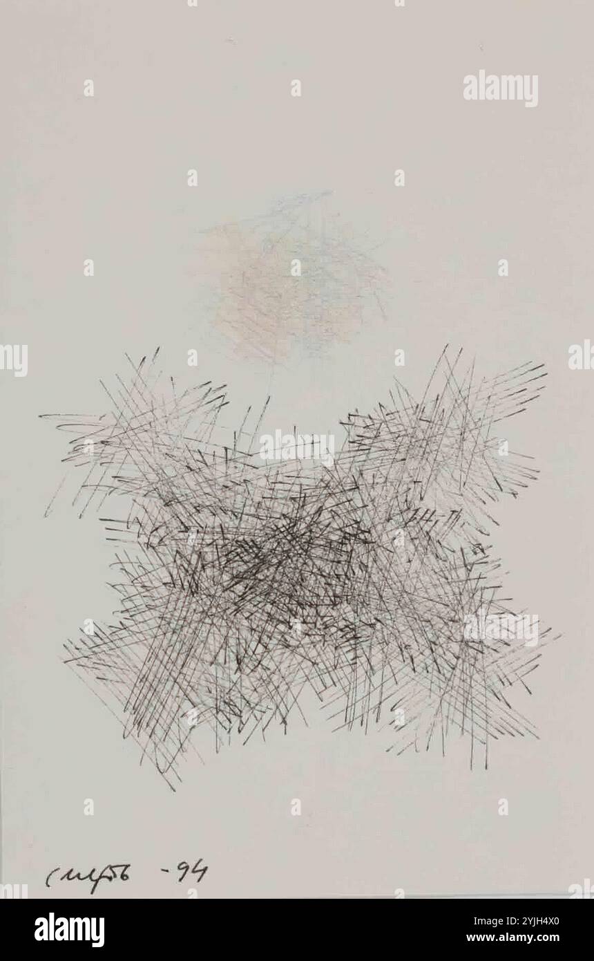 'Series of 9 postcards. Death-94'. Russia, Moscow, 1990s. Dimensions ...