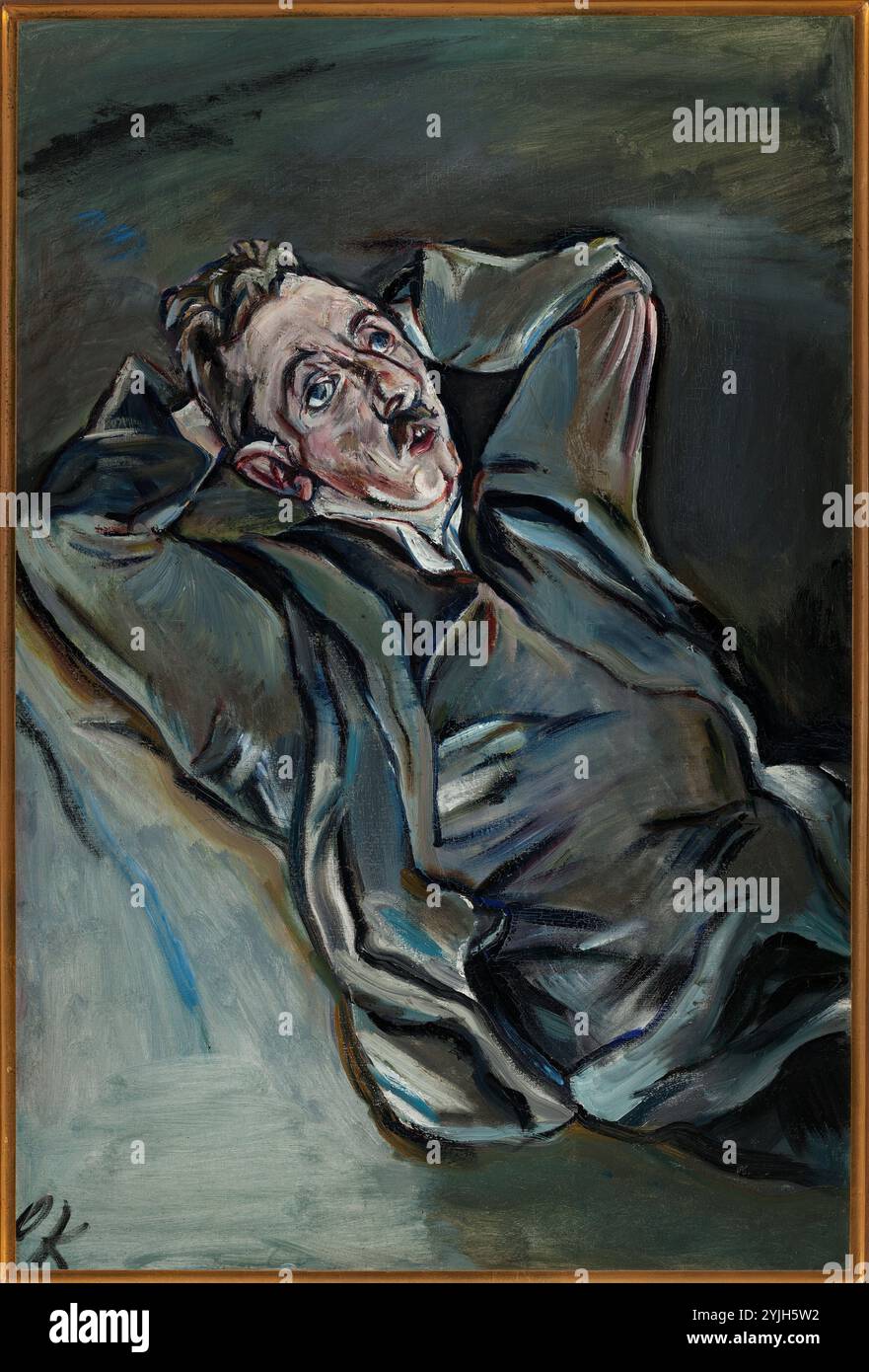 Portrait of the poet Albert Ehrenstein (1886-1950). Museum: National ...