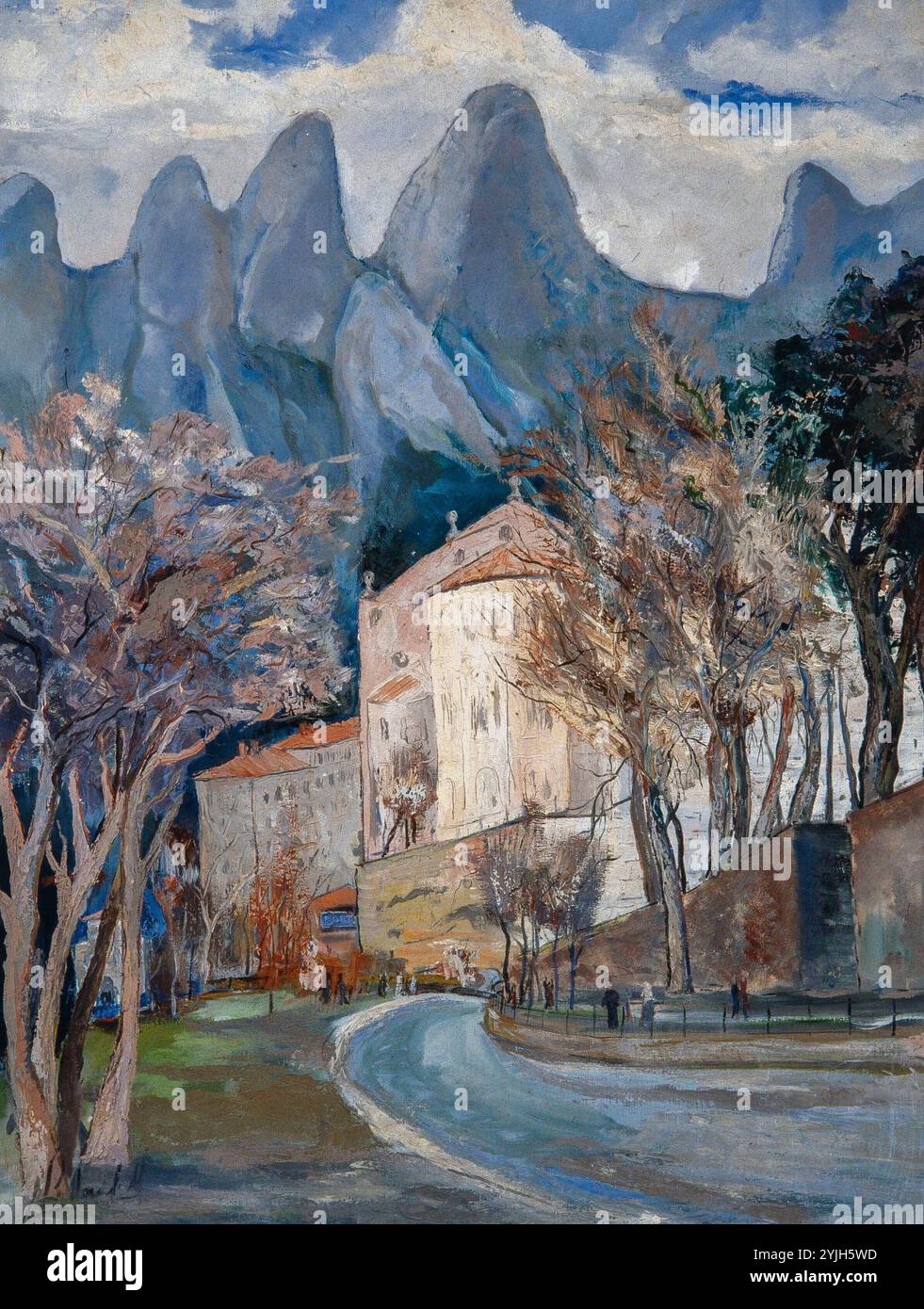 Manuel Capdevila / 'Montserrat', siglo XX. Museum: Museu de Montserrat Stock Photo - Alamy