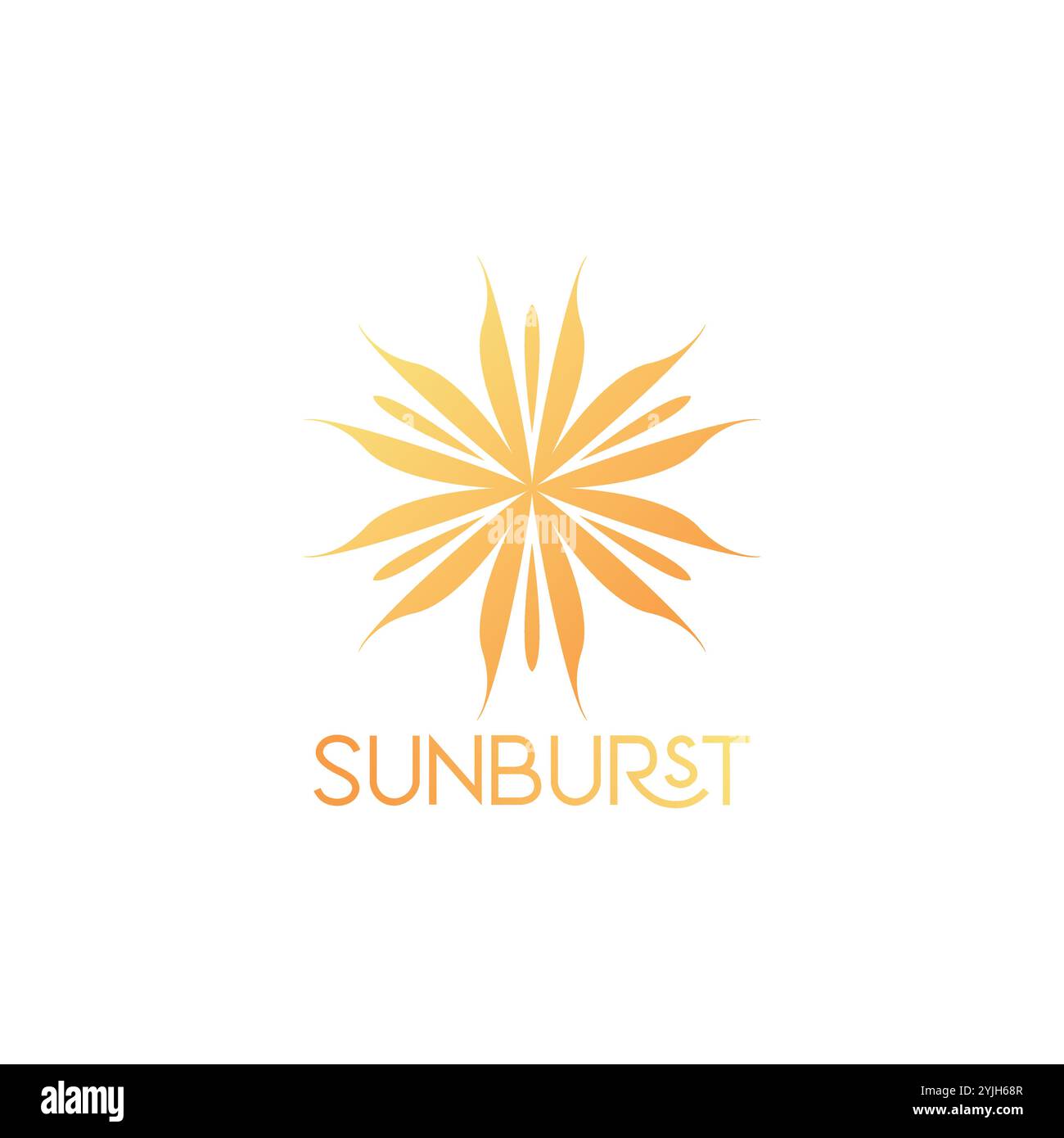 Sunburst Logo Vector Illustration. Sun Icon Stock Vector Image & Art ...