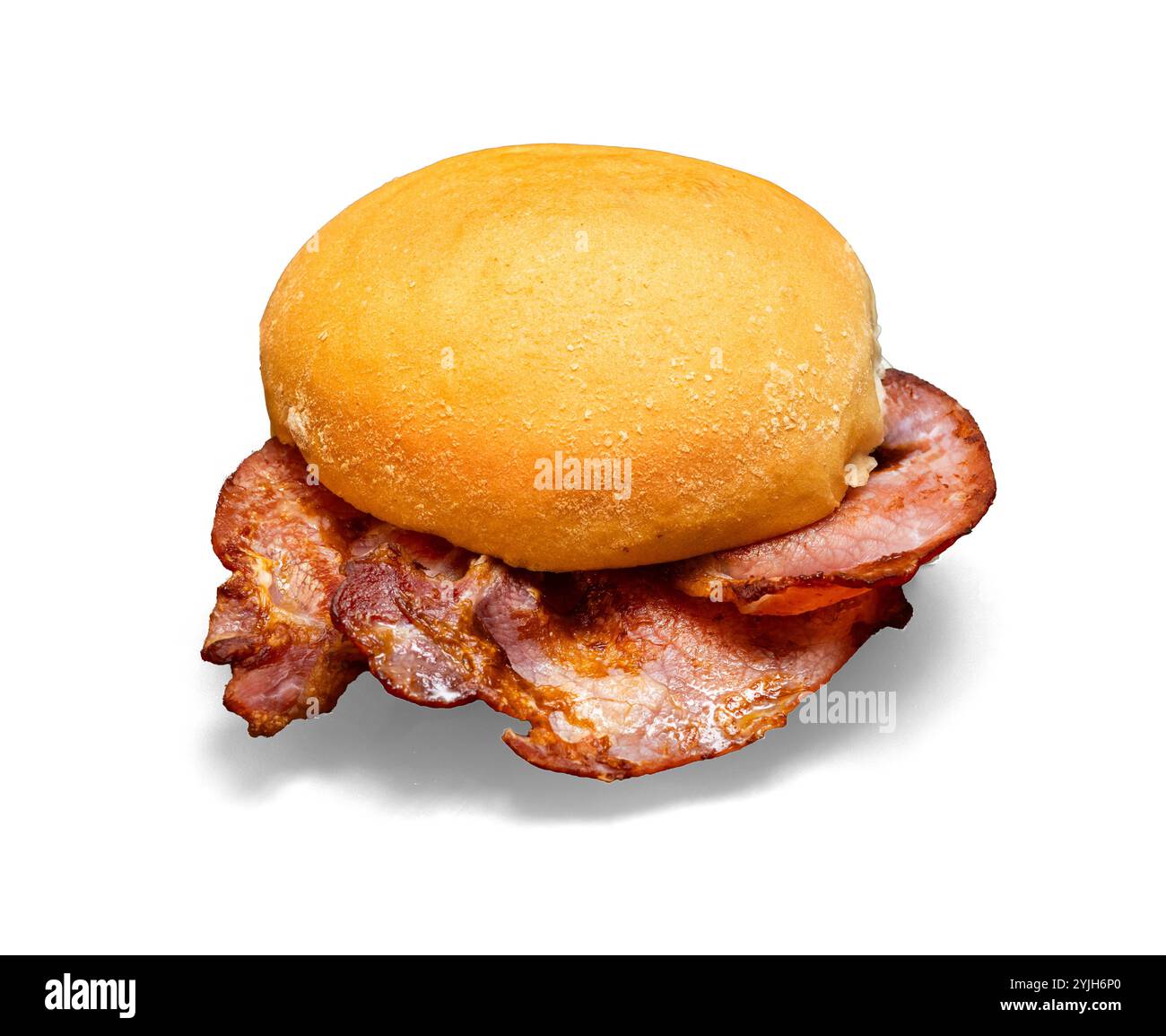 White bacon roll hi-res stock photography and images - Alamy