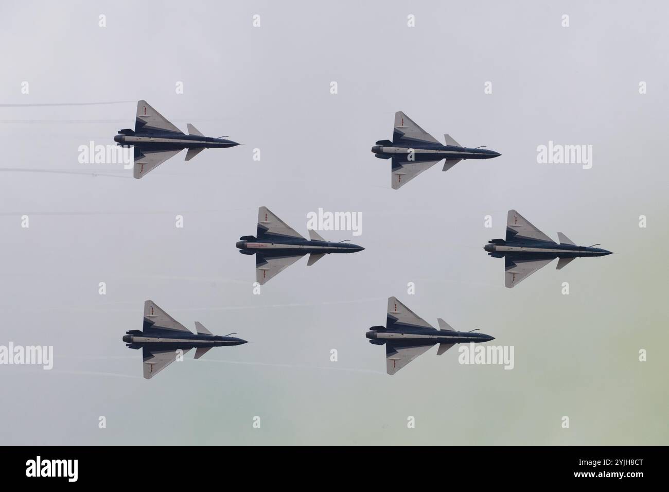 ZHUHAI, CHINA - NOVEMBER 14, 2024 - The August 1st Flying Team of the ...