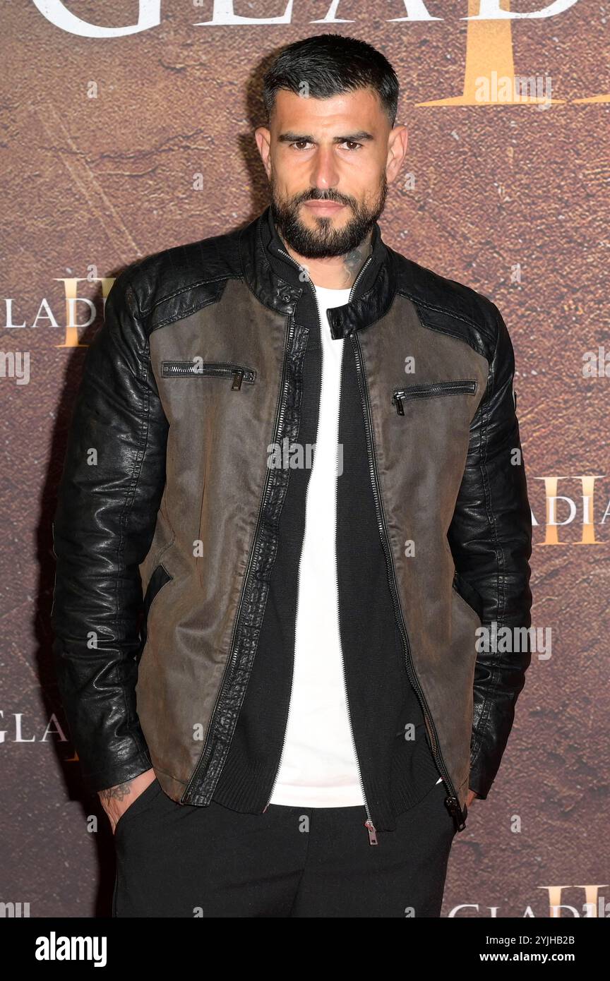 Christian Massella attends at red carpet of "Il Gladiatore II" movie at ...