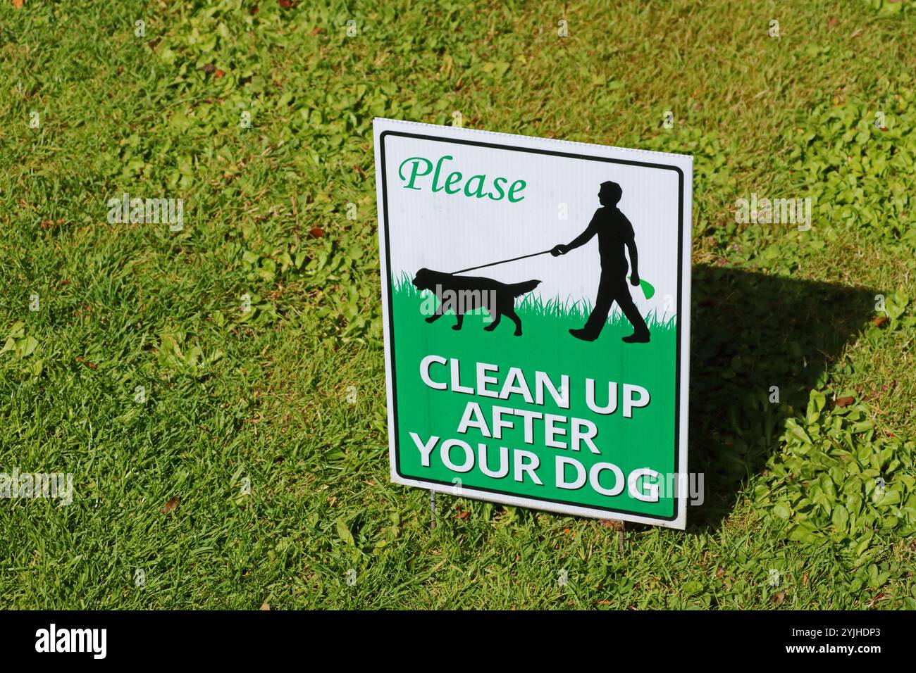 Please clean up after your dog hi-res stock photography and images - Alamy