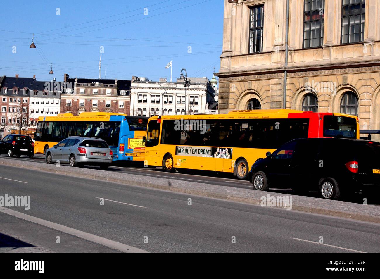 Public transport buses Copenhagen Denmark March 14,2006 Stock Photo - Alamy