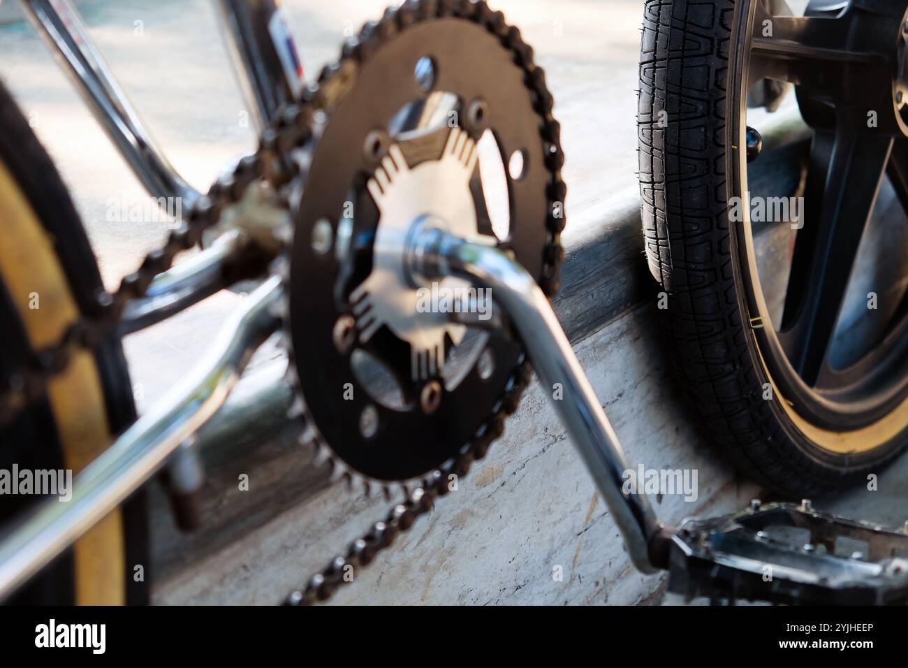 Detail image of Bmx bike background Stock Photo - Alamy
