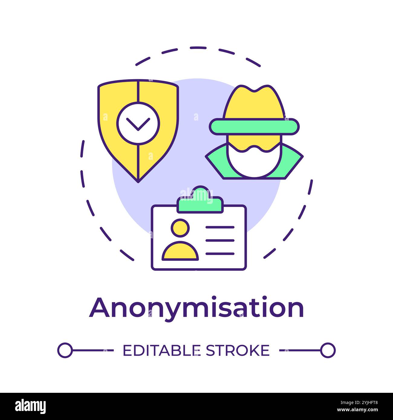 Anonymisation Stock Vector Images - Alamy
