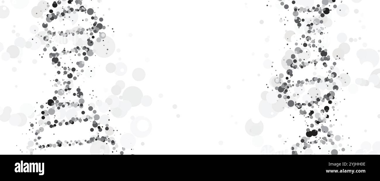 Abstract DNA technology. Science medical concept. Futuristic background ...