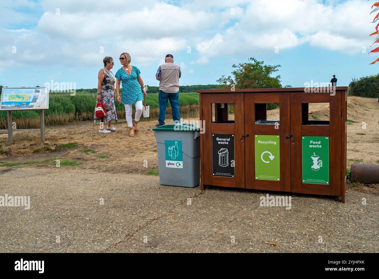 waste disposal bins Stock Photo - Alamy