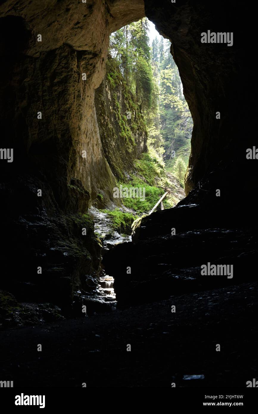 Cave entrance darkness inside hi-res stock photography and images - Alamy