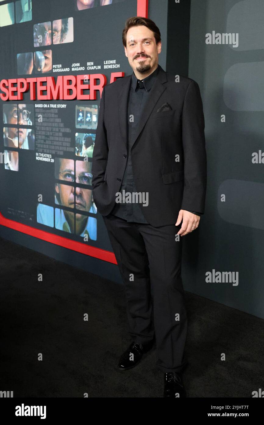 Moritz Binder at arrivals for SEPTEMBER 5 Premiere, Paramount Theatre ...